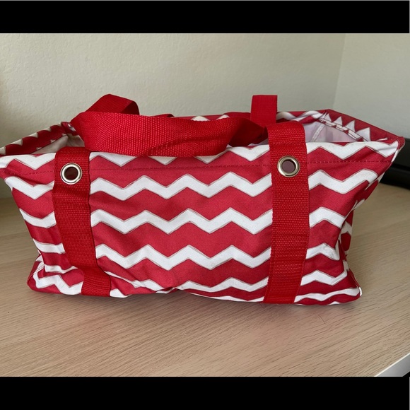 thirty-one | Bags | Thirty One Red And White Tote Bags | Poshmark